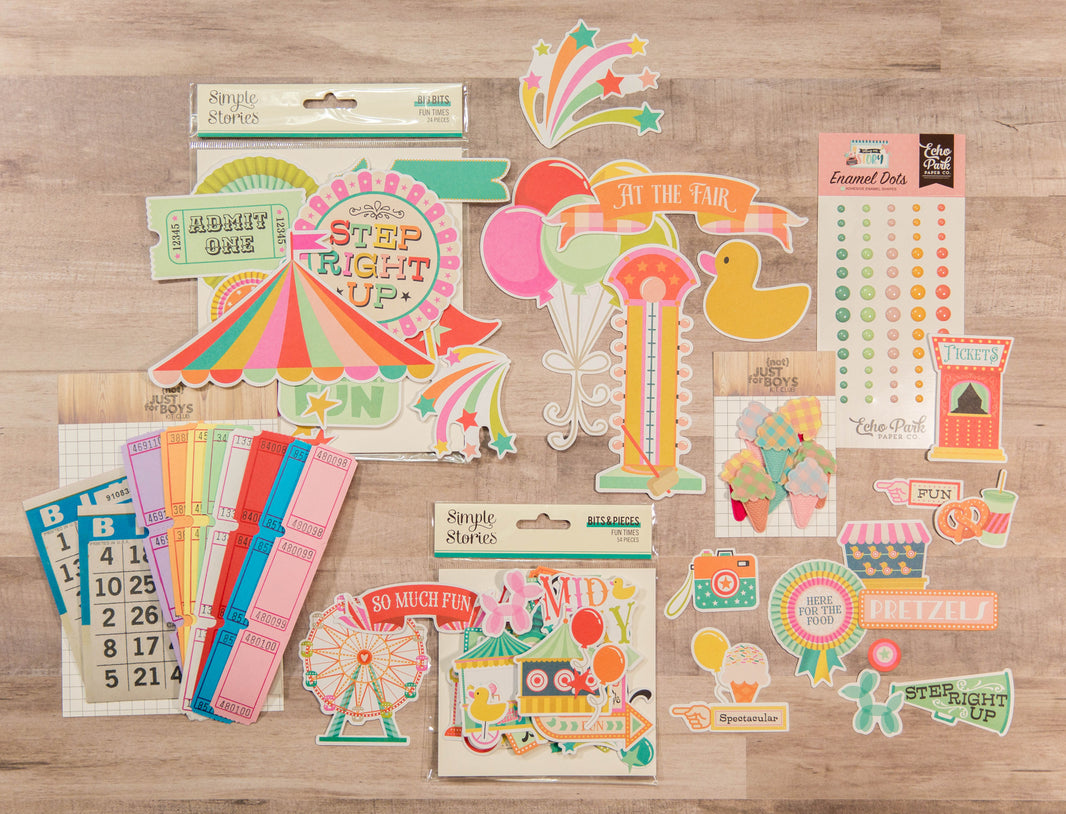 "Happiest Carnival on Earth" Creative Components Kit & Embellishments ...