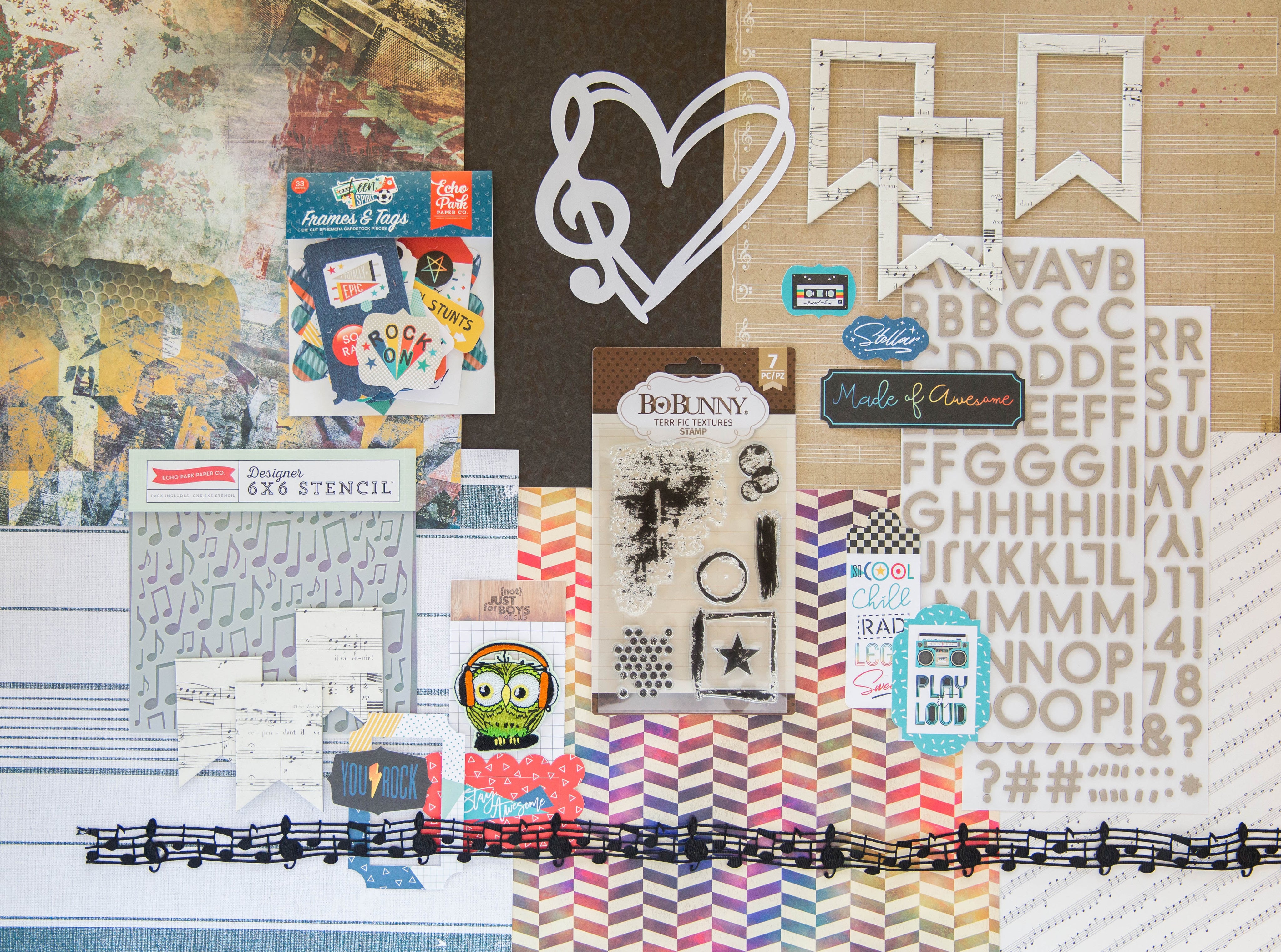 "Crescendo" Deluxe Theme Kit – {Not} Just for Boys Kit Club